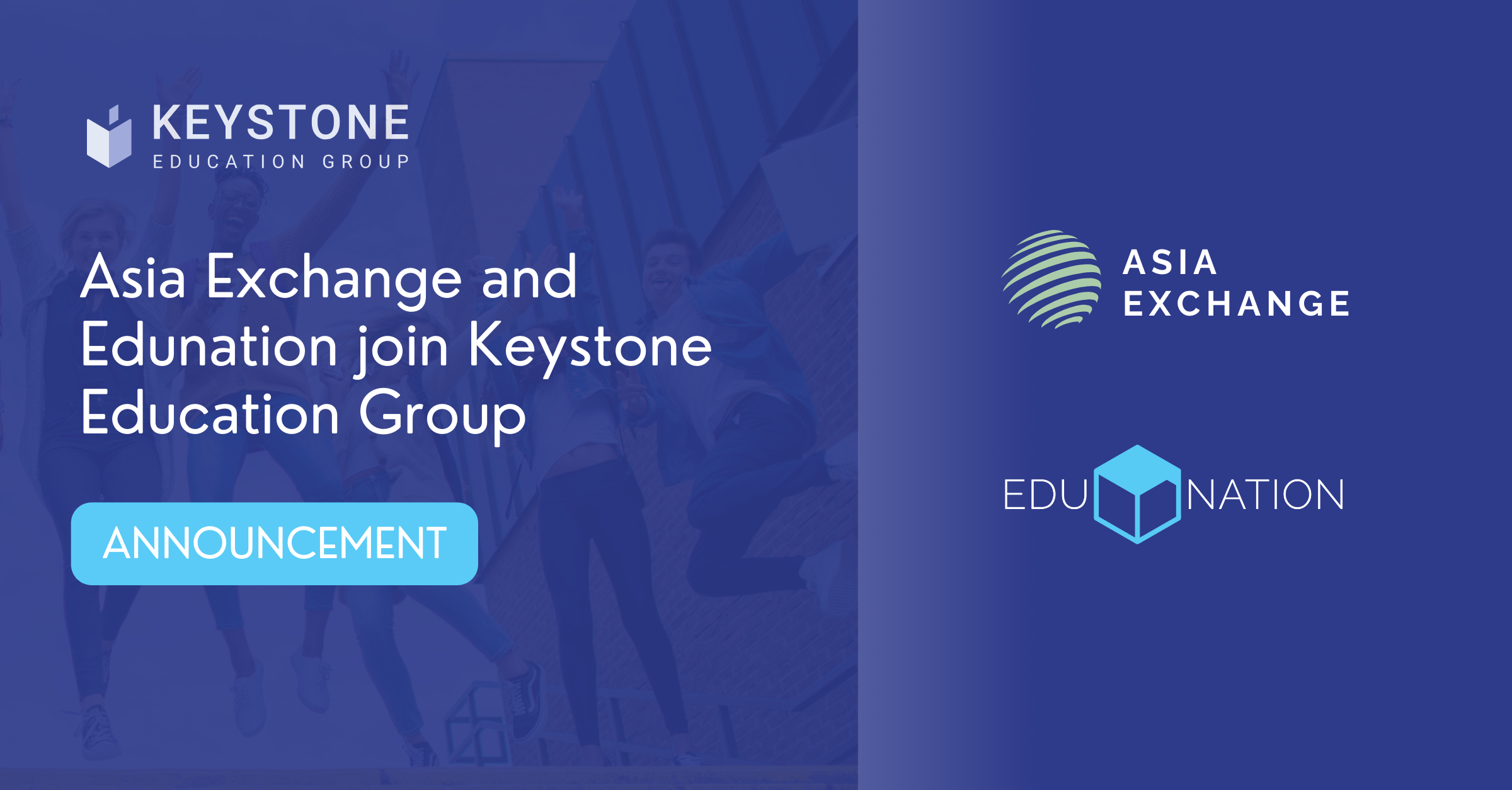 Keystone acquires Asia Exchange and Edunation